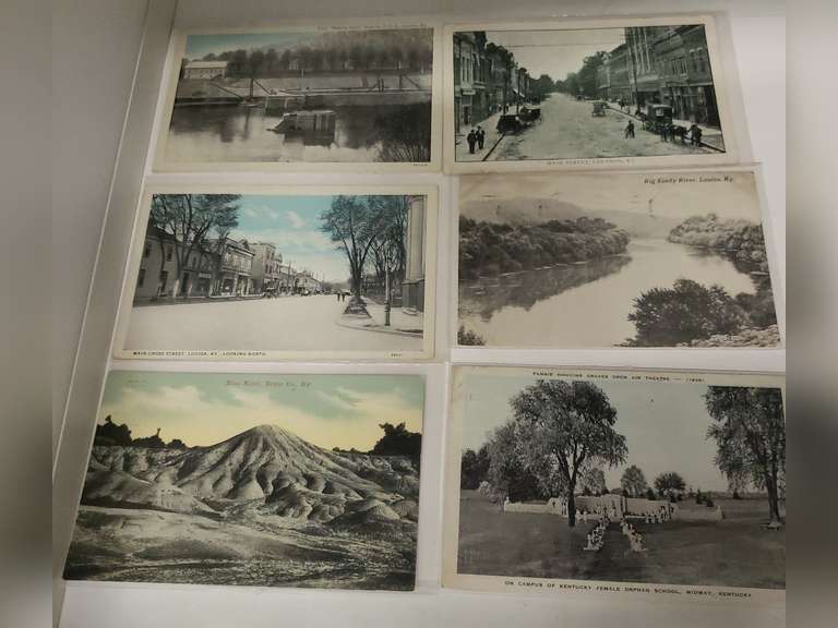 31 Kentucky Scenic Postcards, Circa 1905-1955 Small Towns & Larger ...
