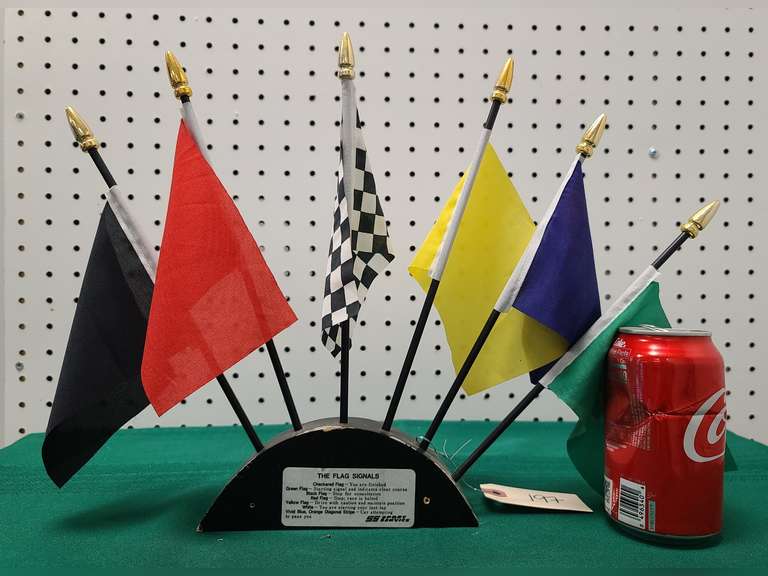 Indianapolis Motor Speedway flag display - Northern Kentucky Auction, LLC