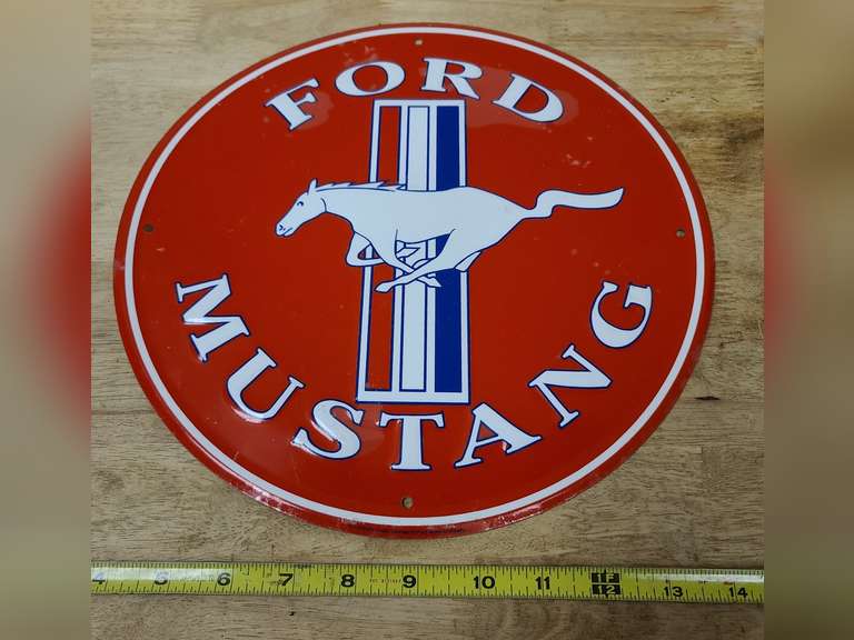 Ford Mustang metal sign - Northern Kentucky Auction, LLC