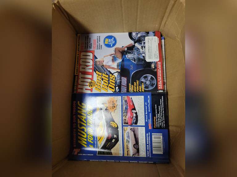 Wrestling, Sports Illustrated and Car Magazines