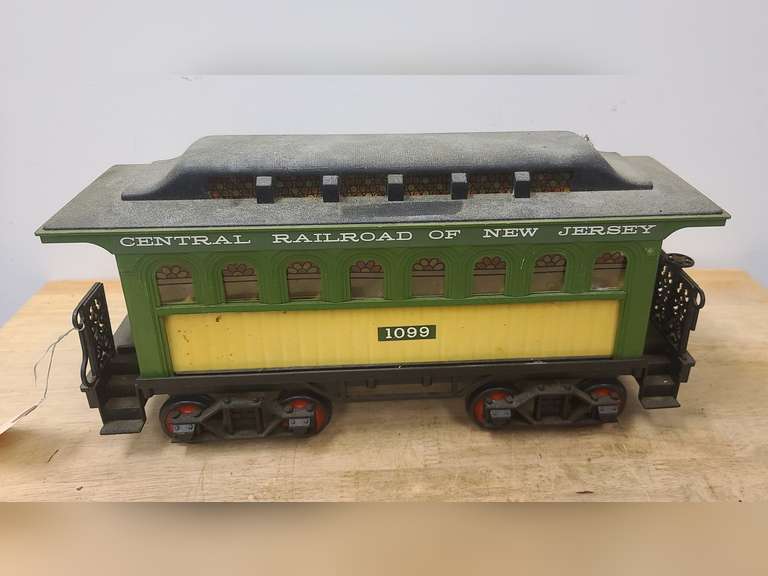 Jim Beam bourbon bottle Central Railroad of New Jersey train car ...