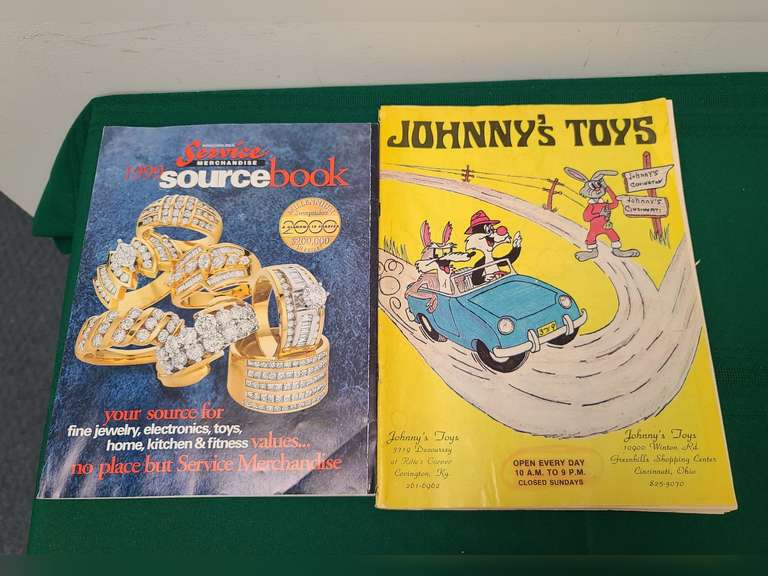 Service Merchandise & Johnny's Toys catalogs. Beverly Hills Supper Club ...