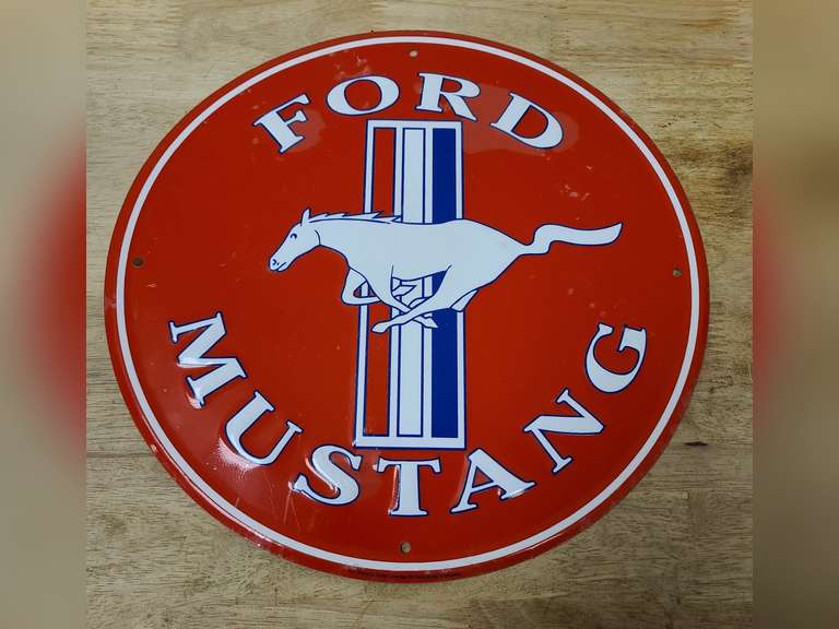 Ford Mustang metal sign - Northern Kentucky Auction, LLC