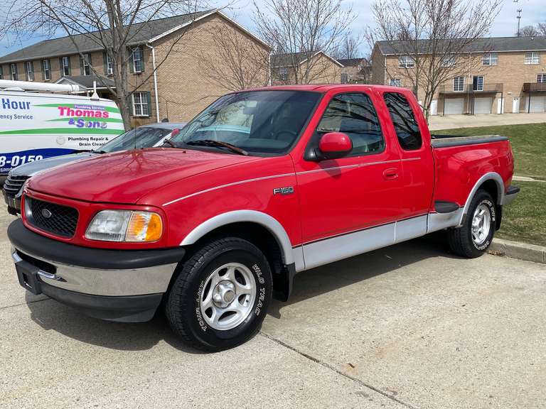 1997 Ford F-150 Lariat, stepside, Triton 4.6, extended cab 3-door, 2 ...