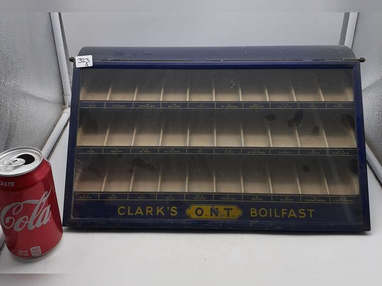 Clark's Metal Thread Cabinet - Northern Kentucky Auction, LLC