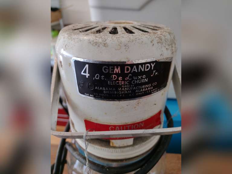 Gem dandy electric churn powered on when tested - Northern Kentucky ...