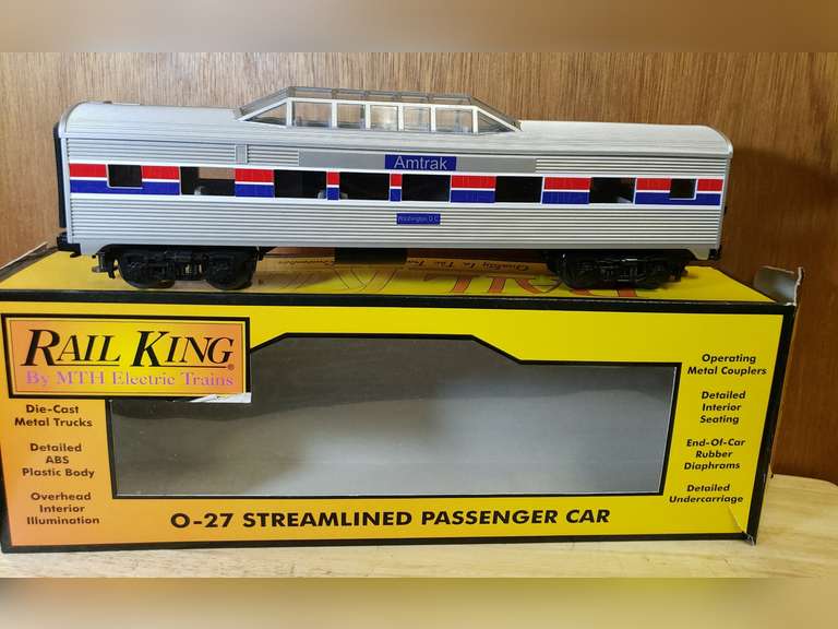 O-27 Rail KingAmtrak streamlined Vista dome - Northern Kentucky Auction, LLC