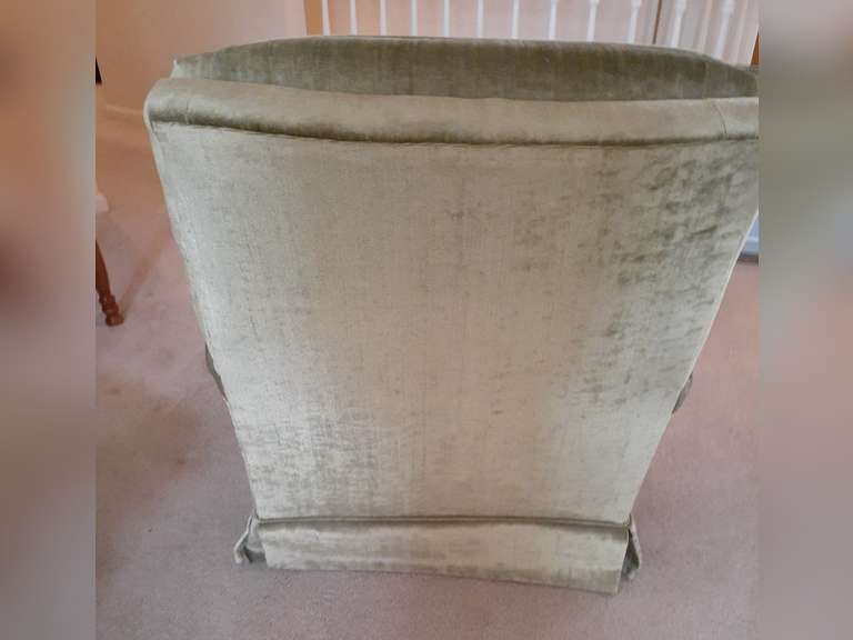 Sage Green Microsuede Swivel Rocker - Northern Kentucky Auction, LLC