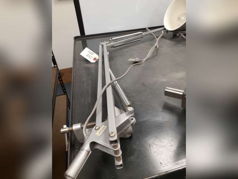 Clamp on Adjustable Metal Lamp & Mutoh Drafting Machine w/ Drafting Arm ...