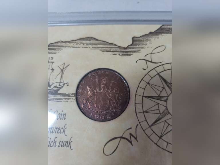 1809 Admiral Gardner shipwreck coin - Northern Kentucky Auction, LLC