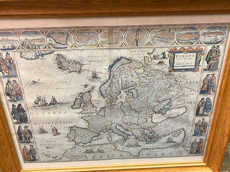 2 Prints of antique maps - Northern Kentucky Auction, LLC