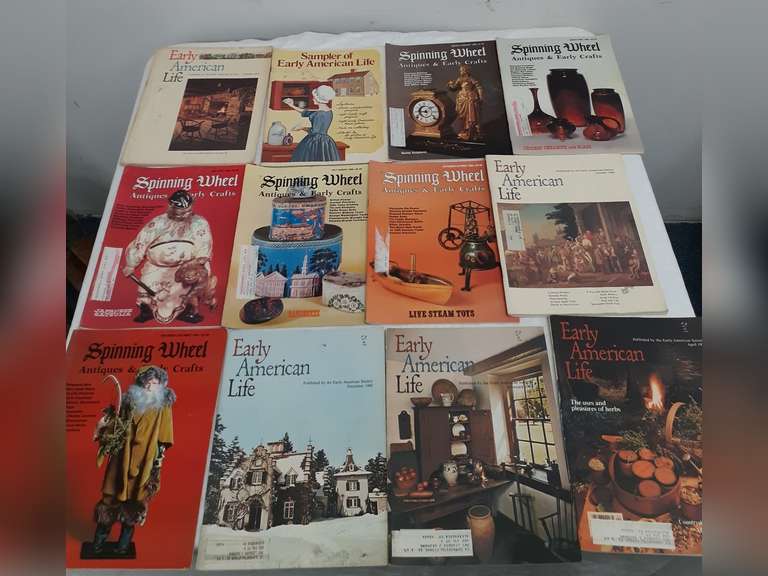 Early American Life Magazines, Spinning Wheel Antiques & Early Crafts ...