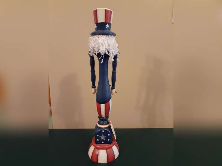 Wooden Uncle Sam Decoration - Northern Kentucky Auction, LLC