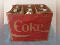 Coke Box Carton of 64 ounce Glass Coca-Cola Bottles - Northern Kentucky ...