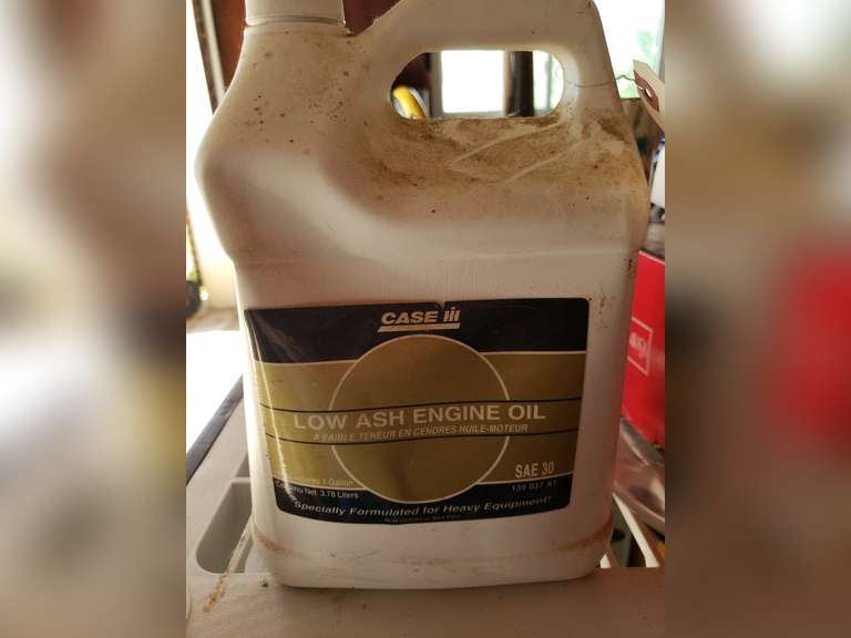 Case 1gal low ash engine oil, appears unopened