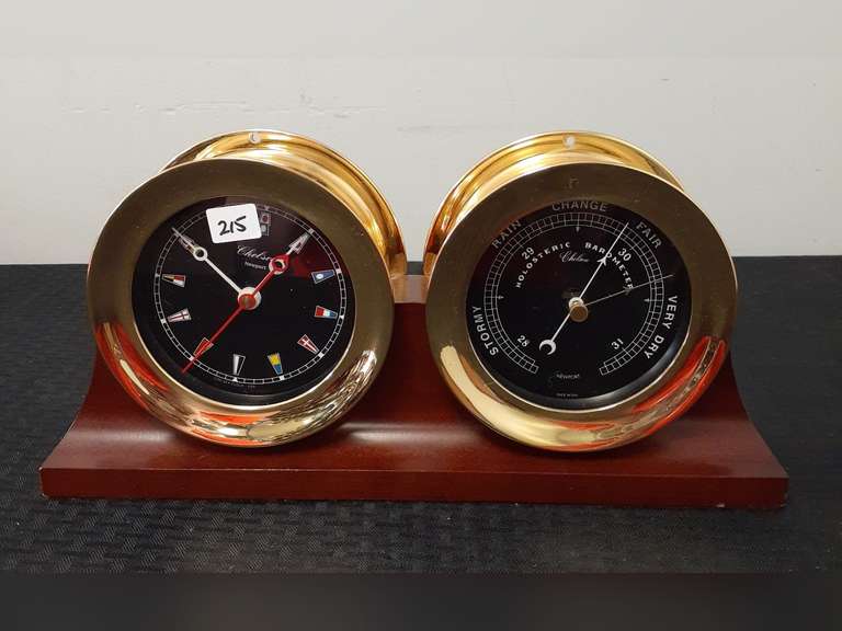 Chelsea Newport Quartz Clock & Barometer