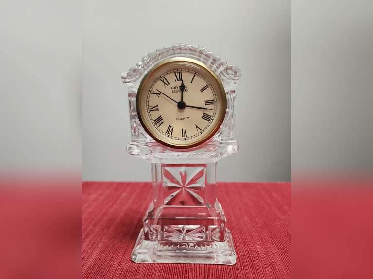 Crystal Legends clock by Godinger