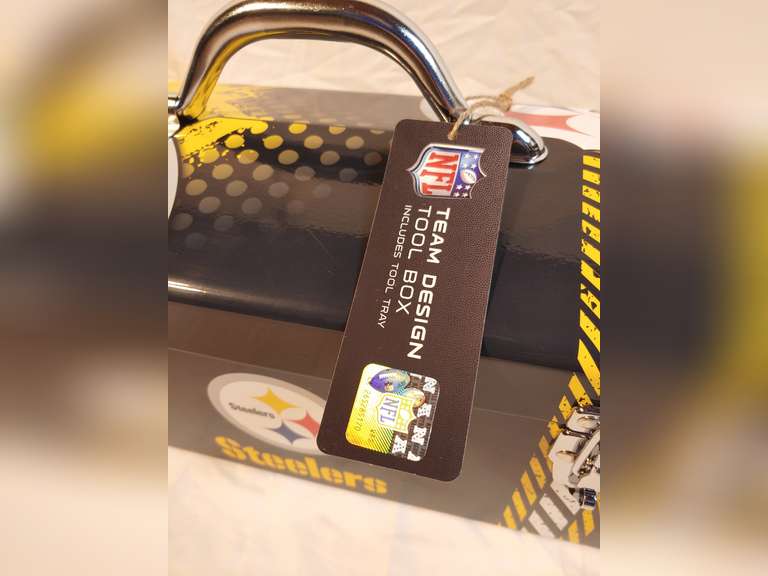 New Pittsburgh Steelers tool box never used