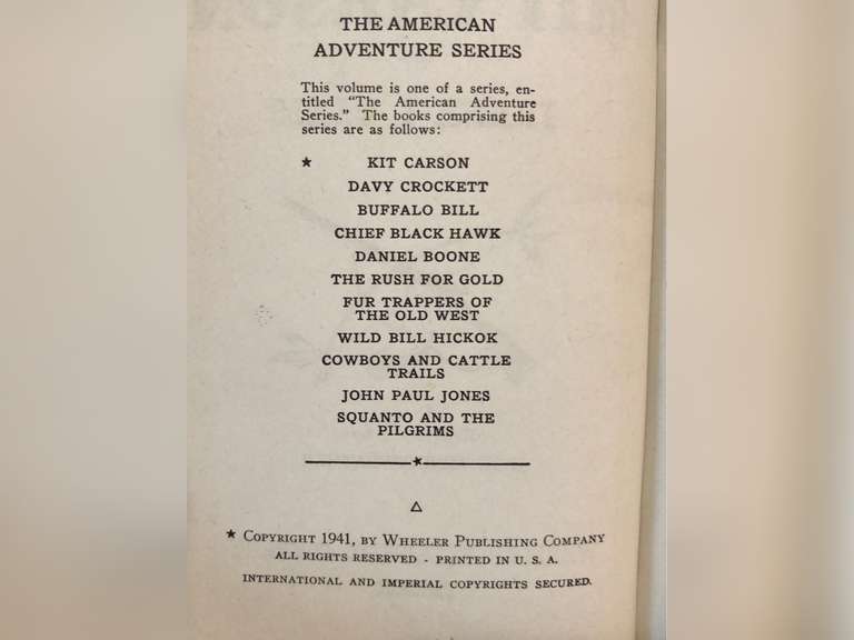 The American Adventure Book Series (2nd FL) - Northern Kentucky Auction ...