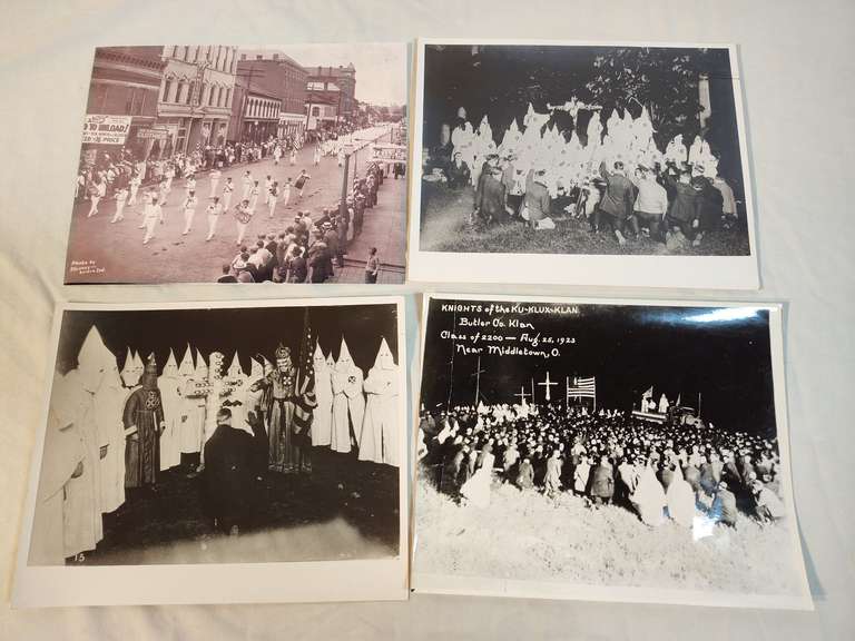 4-8x10 photos of Klu Klux Klan events-One is Aurora Indiana, one is ...