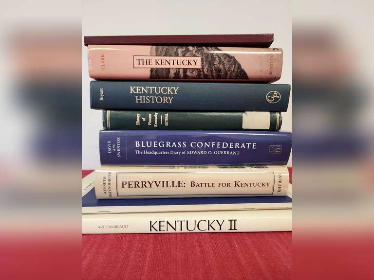 Assorted books on Kentucky