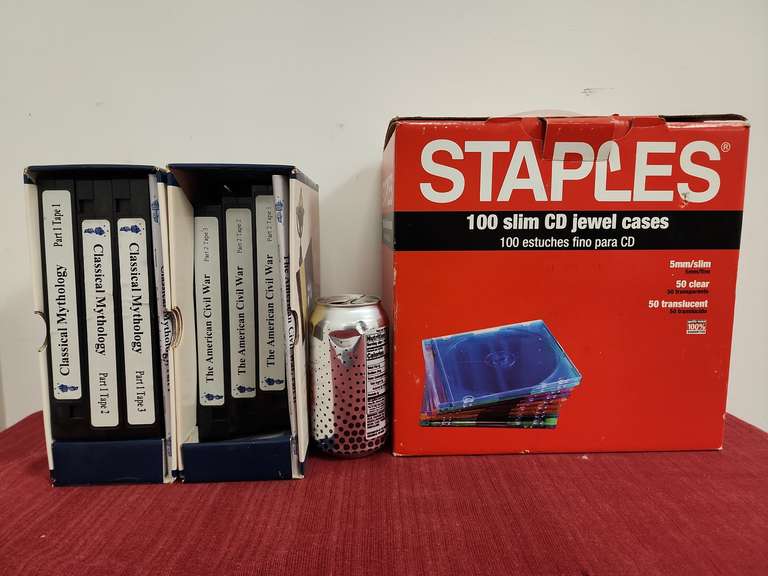 VHS Tapes-The American Civil War & Classical Mythology - Staples slim ...