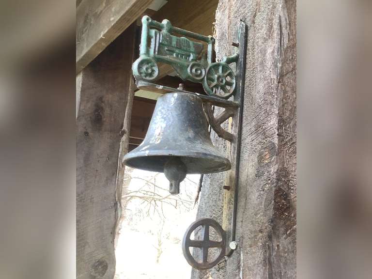 John Deere cast iron tractor bell, 15” x 6.5”. - Northern Kentucky ...