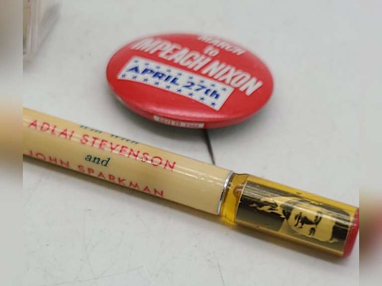 Adlai Stevenson for President Cigarette Pack - Nice Pictorial Pen ...