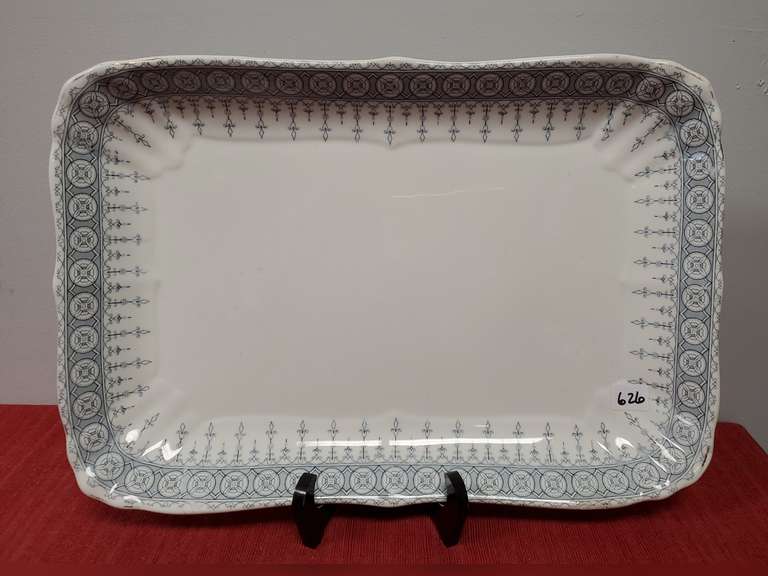 John Maddock Sons Royal Vitreous England Serving Tray Platter