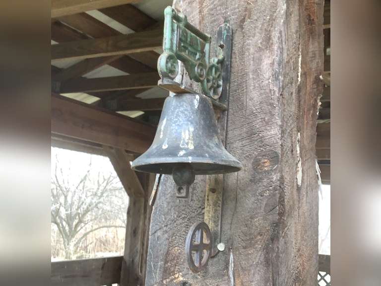 John Deere cast iron tractor bell, 15” x 6.5”. - Northern Kentucky ...