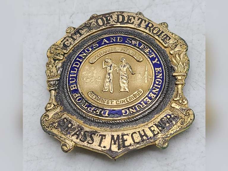 Circa 1930s City of Detroit, Dept of Buildings & Safety Engineering ...