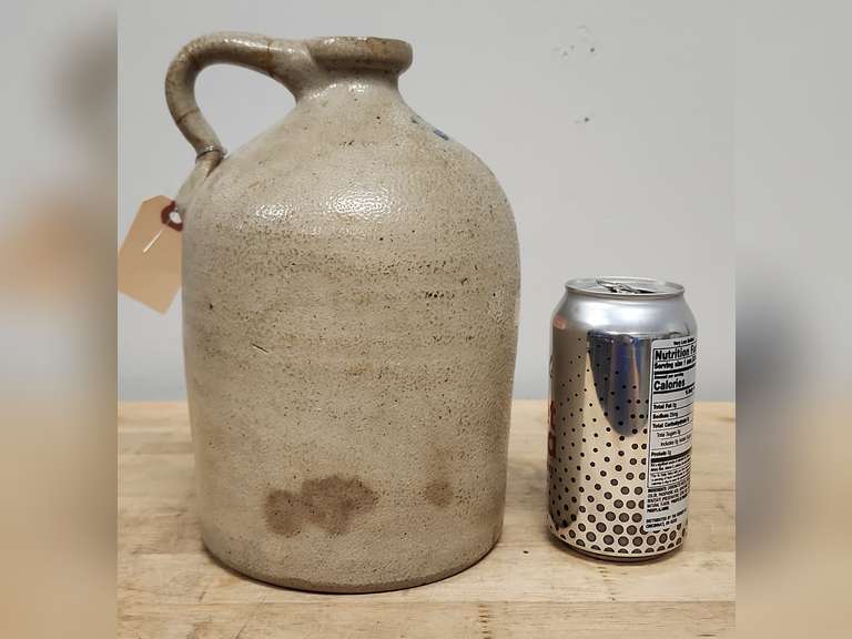 Stoneware jug - see photo for handle repair