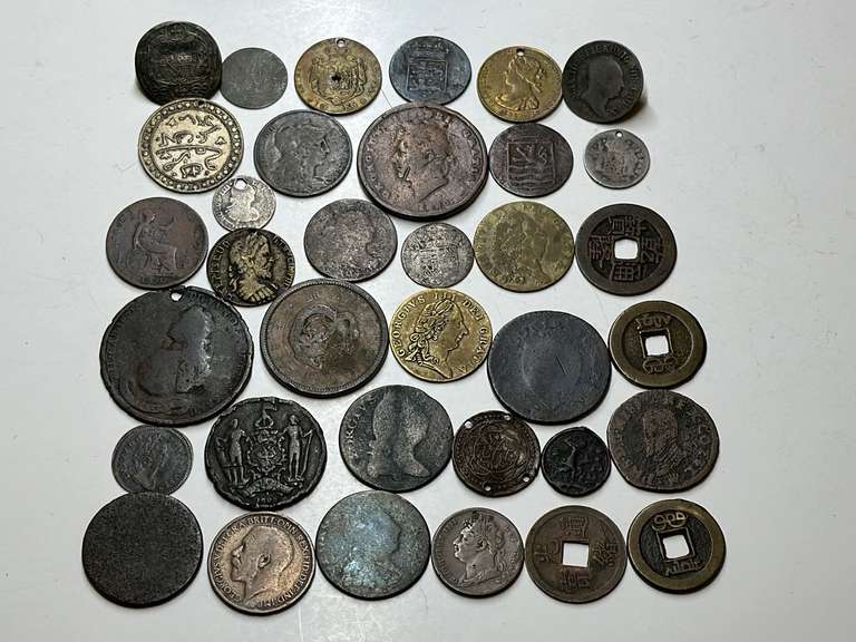 NICE Group of Ancient - 19th Century World Coins, Some Silver & Scarce ...