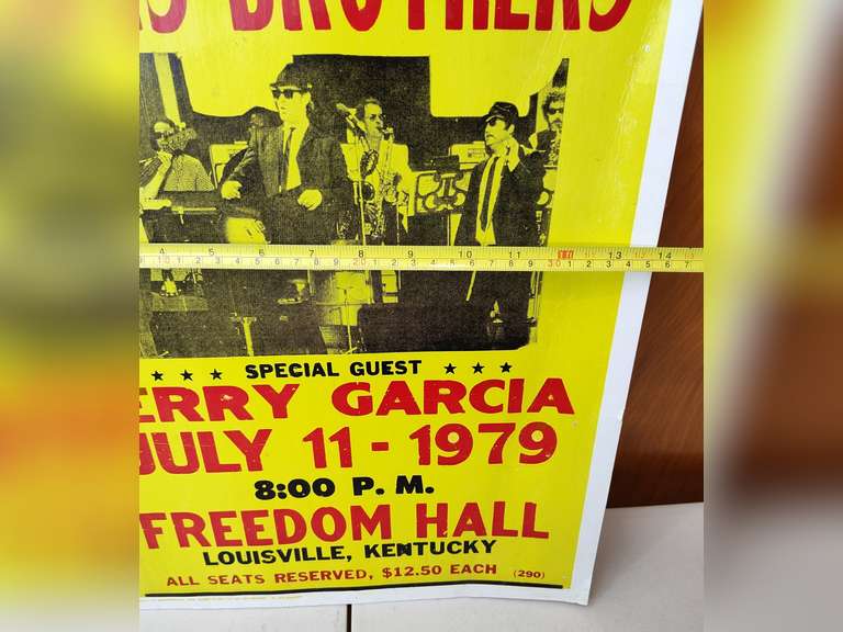 Blues Brothers concert poster, 1979 - cardboard type poster - Northern ...