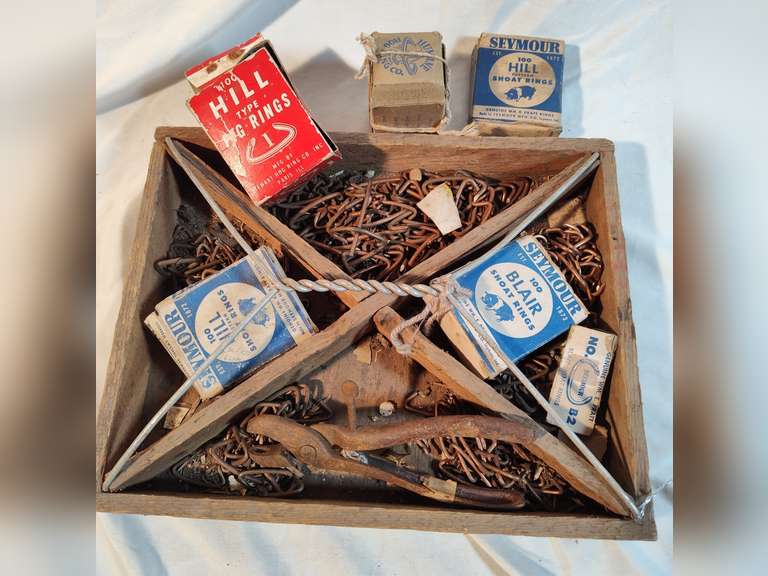 Pig Shoat Rings and tool - Northern Kentucky Auction, LLC