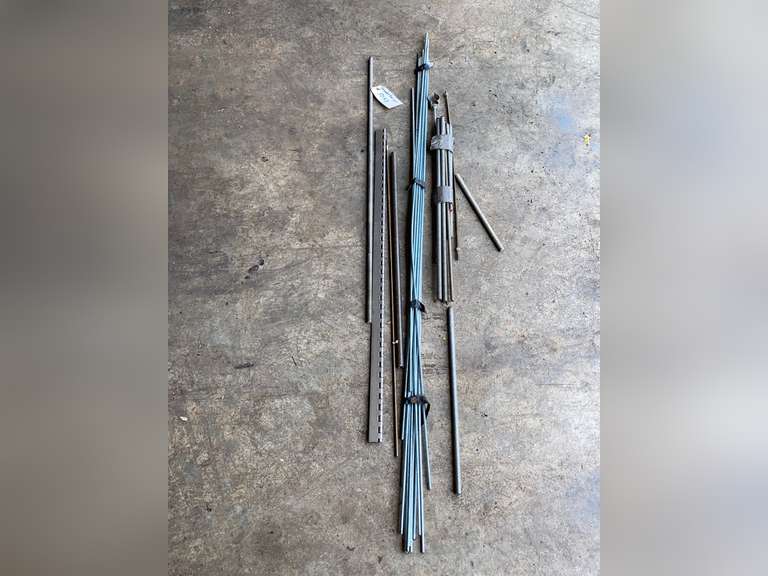 Steel rod, all thread, and hinge - Northern Kentucky Auction, LLC