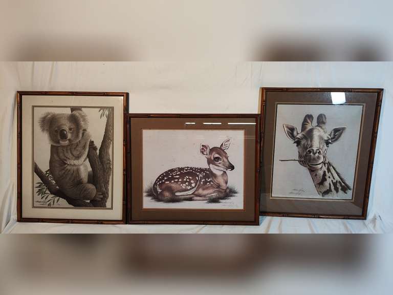 Harold Rigsby Prince signed (The deer print does show a lot of spotting ...