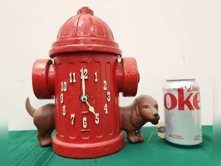Fire hydrant clock - Northern Kentucky Auction, LLC