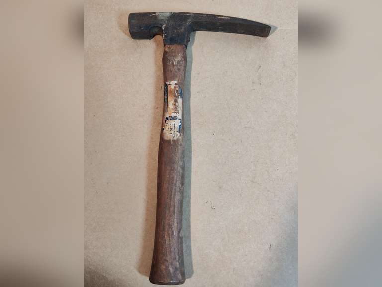 Old prospectors rock hammer