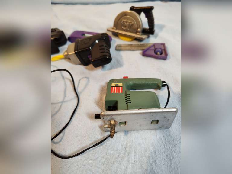 Two power mite tools and group of 1993 Play Skool tools - Northern ...