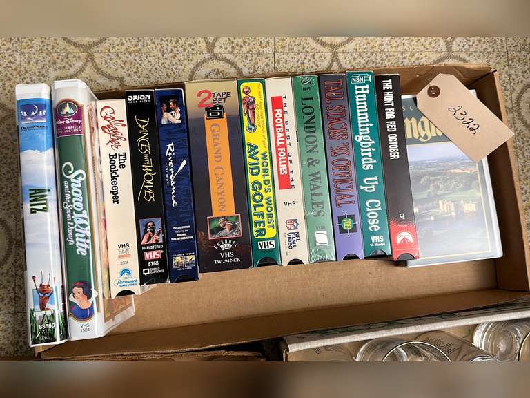 VHS tapes