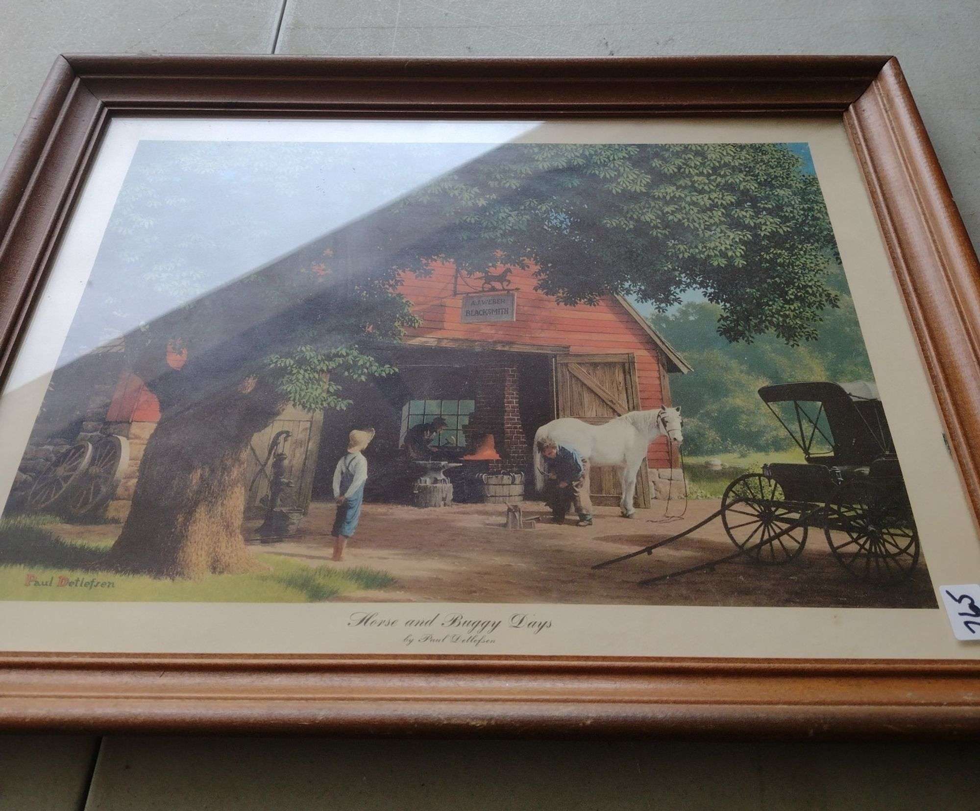 Blacksmith Painting Paul Detlefsen