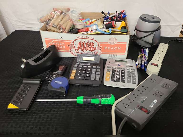 Box of misc office supplies - Northern Kentucky Auction, LLC