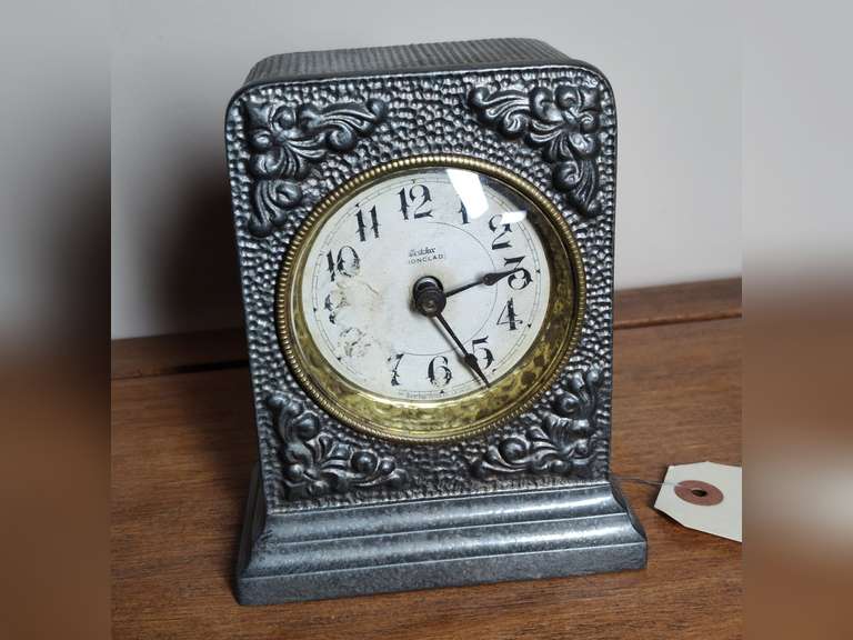 Metal Westclax Western Clock Company alarm clock - untested - Northern ...