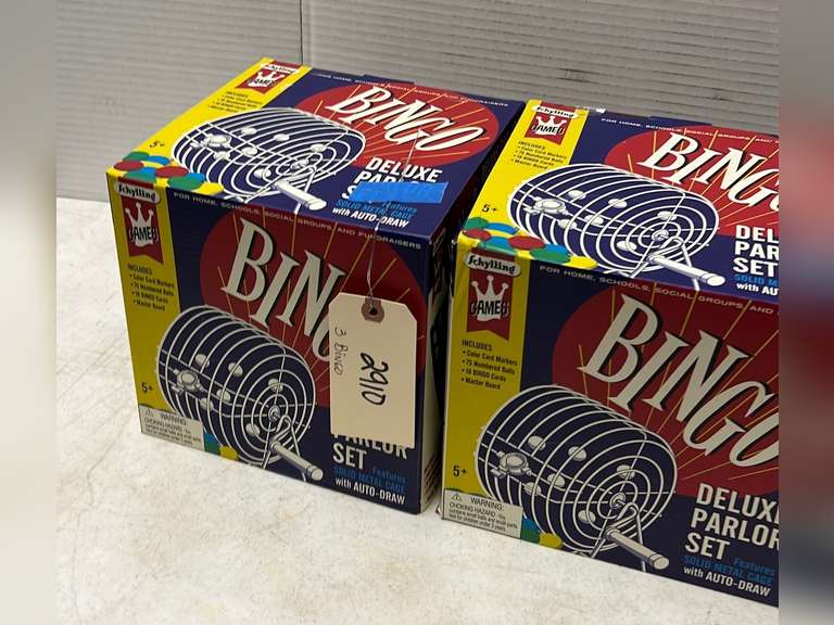 3 Bingo Deluxe Parlor Sets - Northern Kentucky Auction, LLC