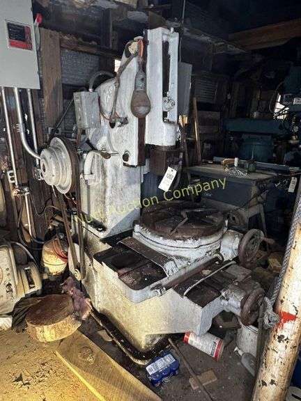 Pratt & Whitney vertical shaper milling machine model BM1506 SR# 271 ...
