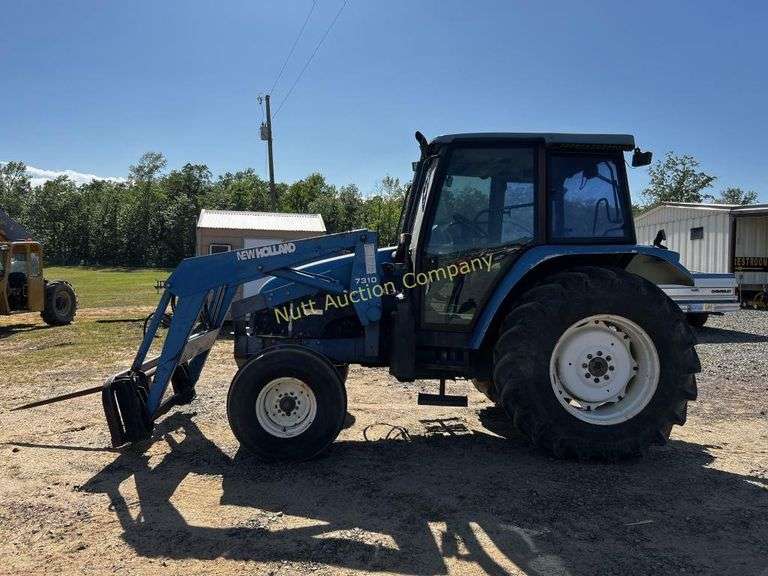 New Holland TL90 Cab Tractor with NH 7310 Loader - Nutt Auction