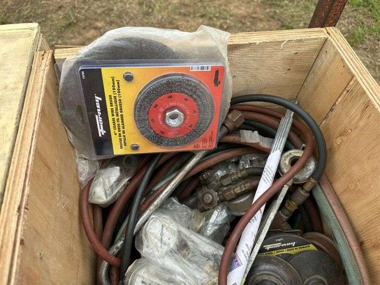 3 Boxes of Misc. Tools, Welding, Air &Torch Parts - Nutt Auction