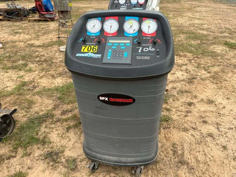 Robinair Cooltech A/C Recovery Units W/Manuals - Nutt Auction