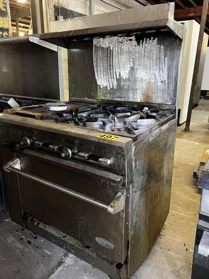 DCS Dynamic cooking system 4 burner stove, griddle & oven, gas - Nutt ...